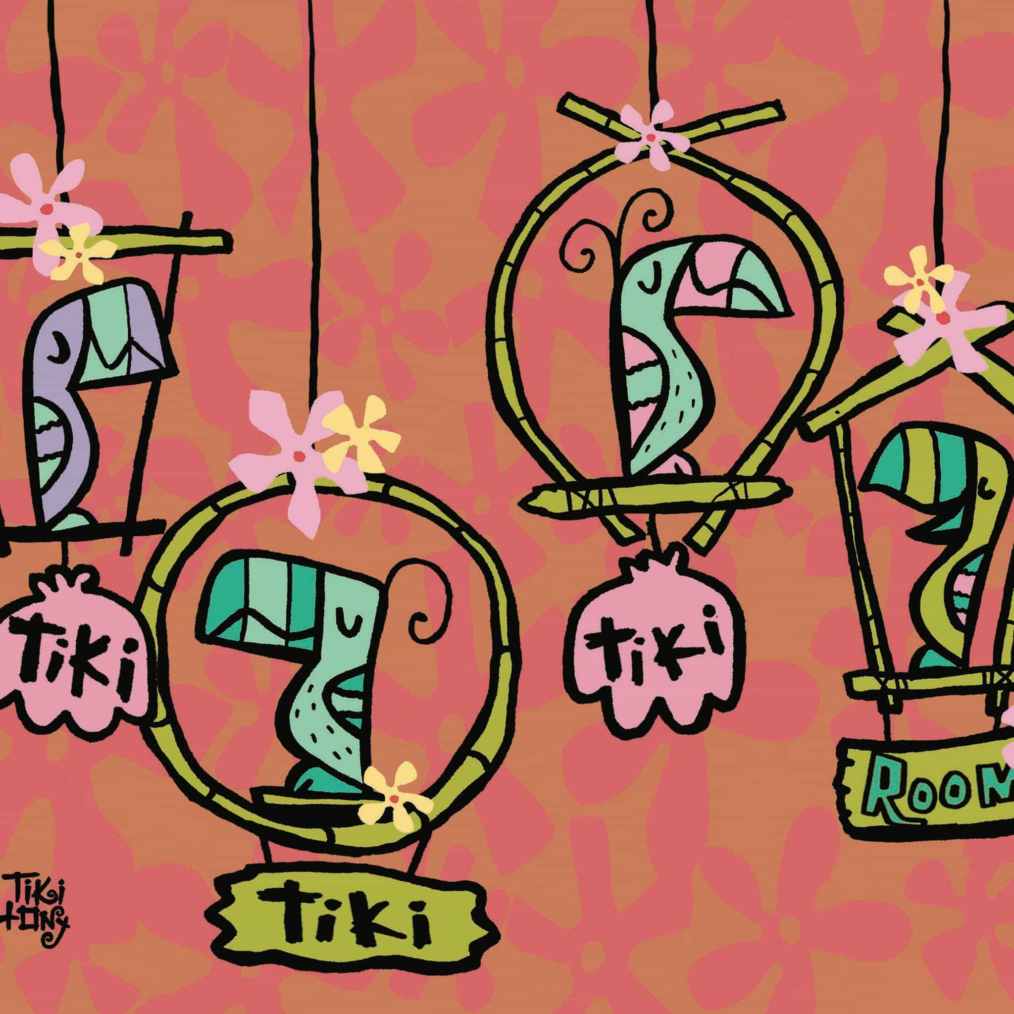 Tiki Room Birds Prints – Tiki tOny's Beachcomber Shack