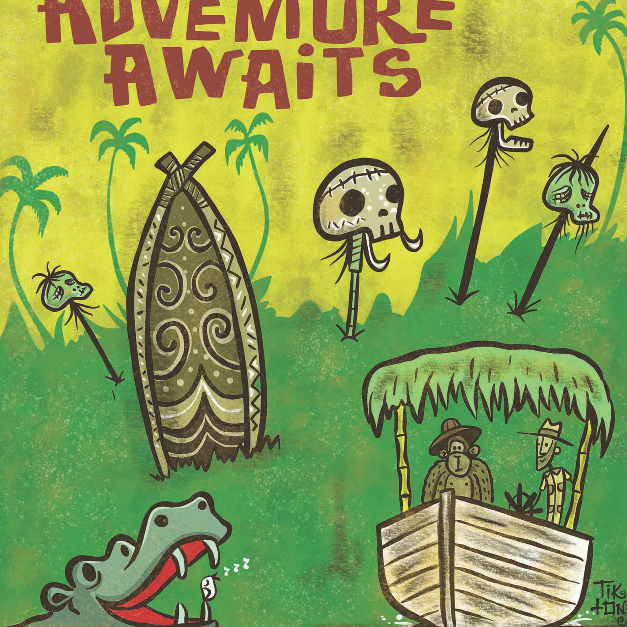 Jungle Bote Print – Tiki tOny's Beachcomber Shack